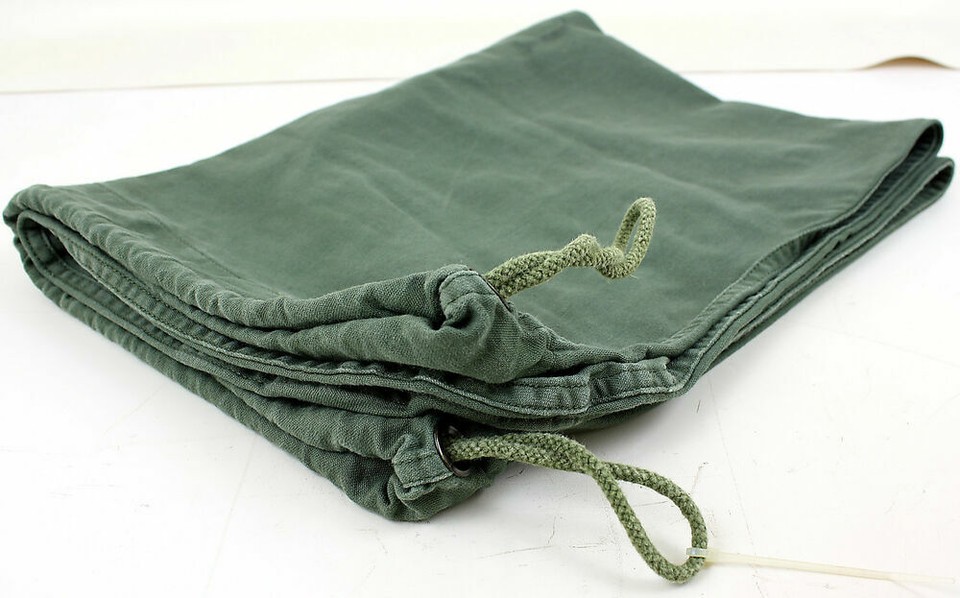 US Army BARRACKS BAG OD Green 100% Cotton Large Laundry Bag Military ...