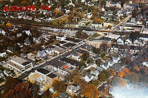 Glenside, PA. Aerial View Of Glenside, Pennsylvania. | eBay