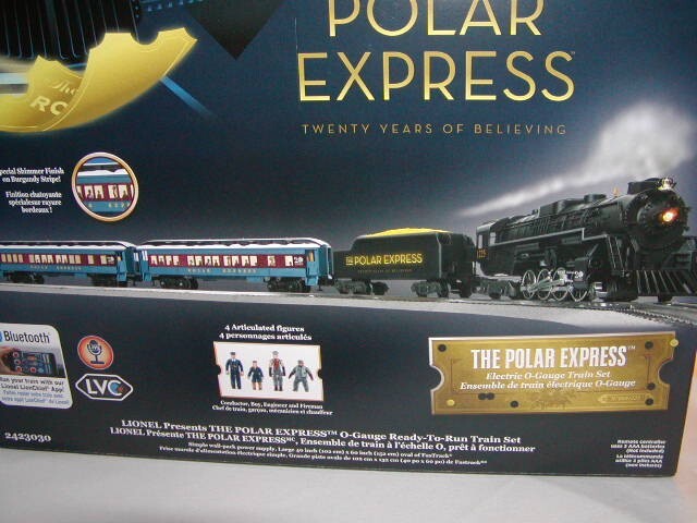 Lionel 2423030 Polar Express 20th Anniversary Train Set O-27 LC ...