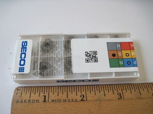 (Qty 10) Seco XOEX10T324R-M06 MS2050 Carbide Milling Inserts 02955697 ...