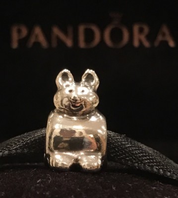 Authentic Pandora Kitty Charm Sterling Silver Charm Pandora Cat Charm ...