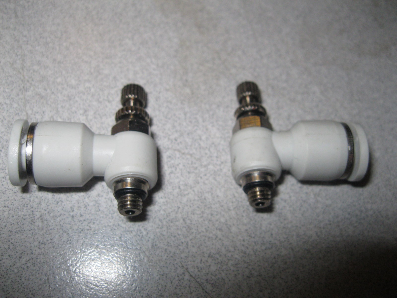 2- ATC SWIVEL FLOW CONTROL REGULATOR, M 5 X0.8 THREADS PORTS, 6 mm ...