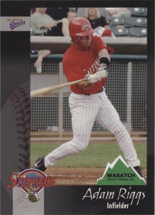 2003 MultiAd Sports Salt Lake Stingers - #19 Adam Riggs for sale online ...