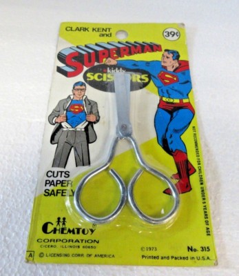 1973 Clark Kent & SUPERMAN Scissors | eBay