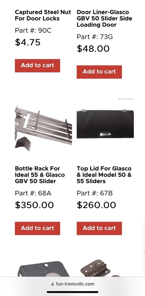 Ideal 55 Slider Soda Vending Machine Bottle Rack - Authentic Ideal ...