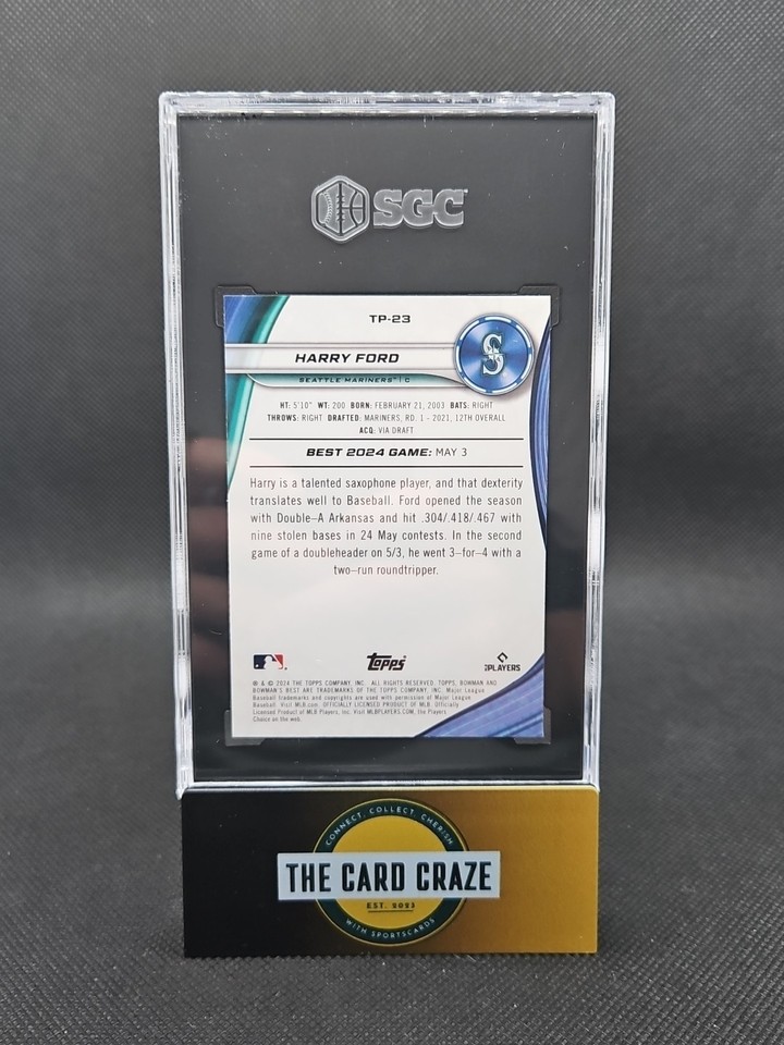 2024 Bowman's Best Mini-Diamond Refractor Harry Ford PROSPECT /299 #TP ...