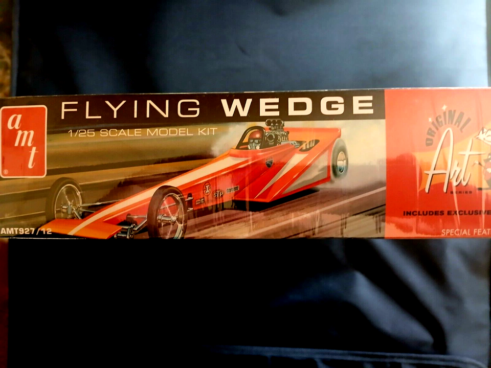 Model Kit Flying Wedge Rear Engine Top Fuel Dragster AMT 1 :25 Original ...