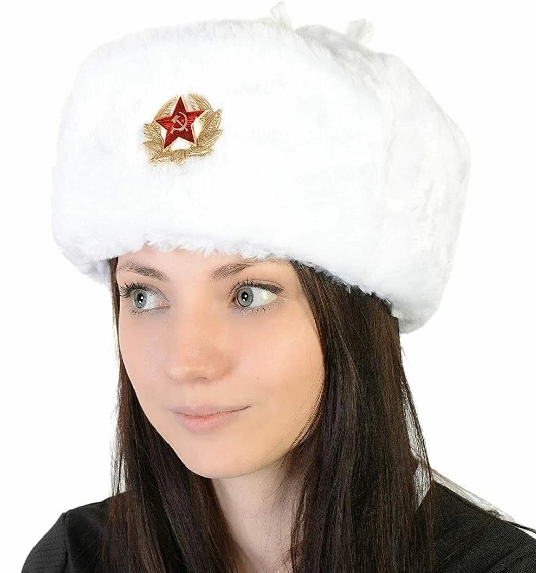 White Russian Winter Hat