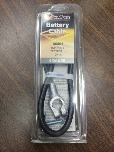 Deka Post Terminal Battery Cable 20in 4 Gauge | eBay