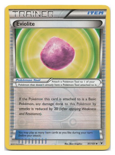 Eviolite #91/101 Noble Victories Pokemon tcg REVERSE HOLO | eBay