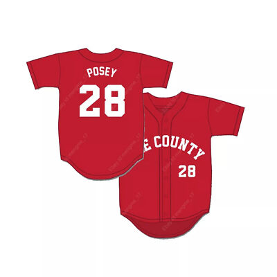 Throwback Posey #28 High School Baseball Jersey Stitched Custom Name | eBay