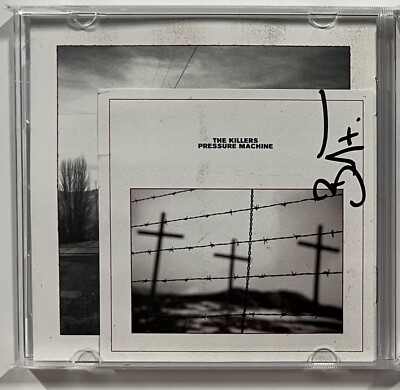 The Killers Brandon Flower signed autograph CD Booklet Insert Pressure ...