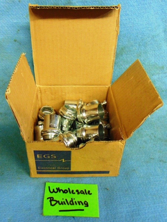 EGS, 3/4" EMT SET SCREW CONNECTORS,STEEL, EMT **LOT OF 19** | eBay