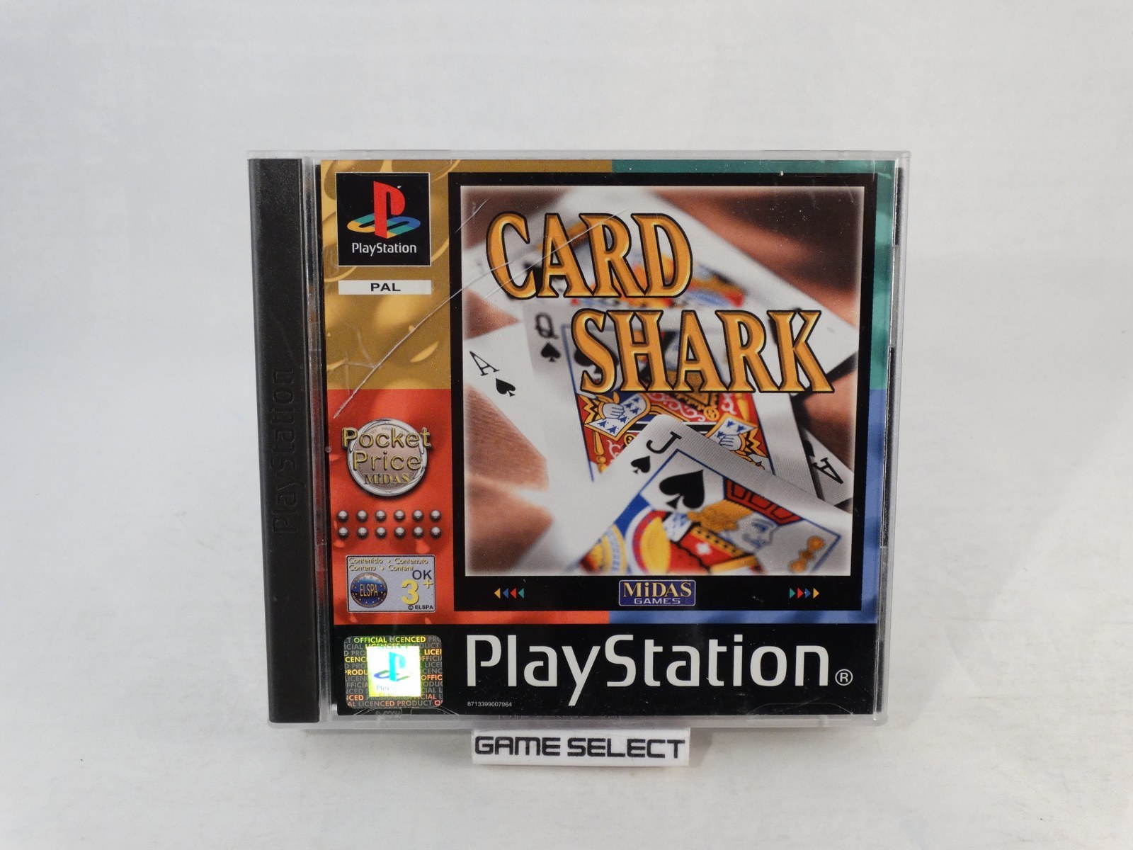 CARD SHARK SONY PLAYSTATION 1 2 3 ONE PS1 PS2 PS3 PSX PAL ITA ITALIANO ...
