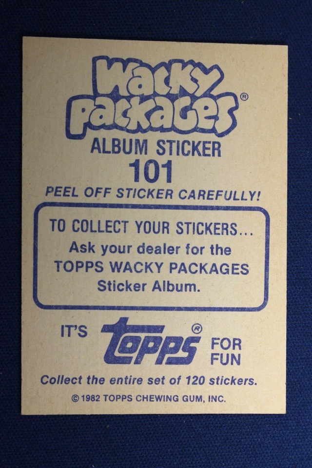 1982 Topps - Wacky Packages USA Album Sticker - "Gloom" - NrMt-Mt | eBay