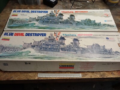 1/125 plastic 2/3 model boat kits of Fletcher Class U.S. Destroyer by ...