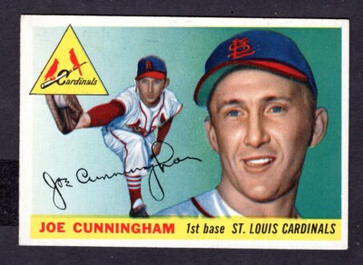 1955 TOPPS JOE CUNNINGHAM CARD NO:37 NEAR MINT CONDITION | eBay