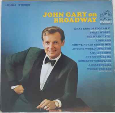 John Gary John Gary On Broadway NEAR MINT RCA Victor Vinyl LP | eBay