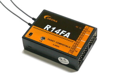 Corona R14FA FASST Compatible 2.4GHz RC Model Receiver RV120 | eBay