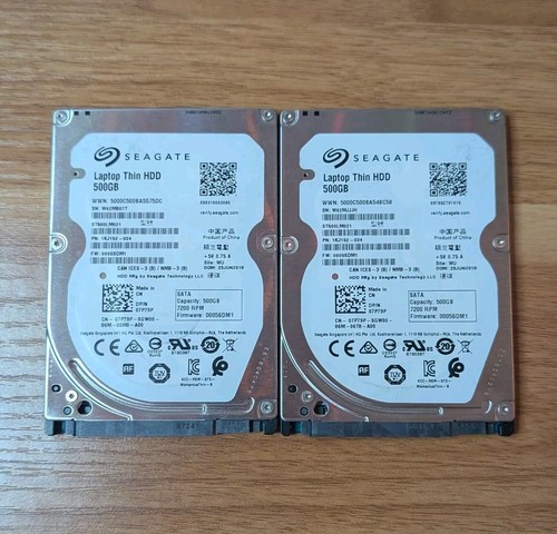 Lot of two Seagate Laptop Thin HDD 500gb 7200 RPM | eBay