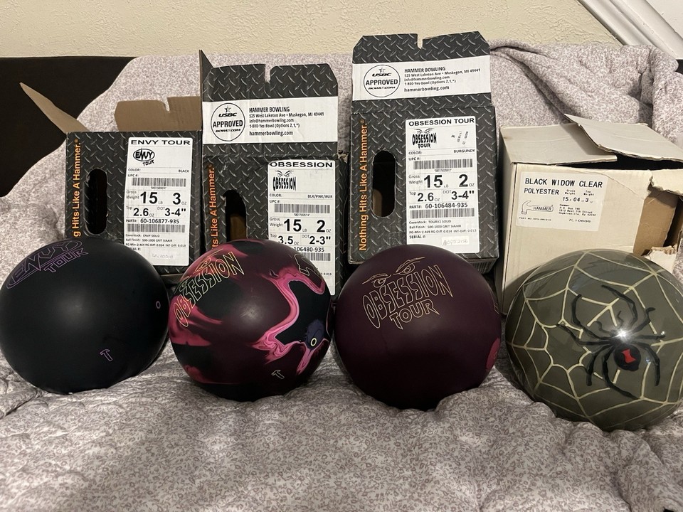 NEW 15LB Hammer Obsession Tour Bowling Ball New With Box | eBay