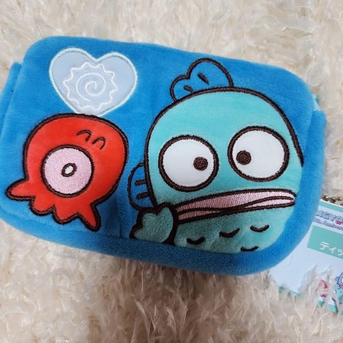 Sanrio Hangyodon Multi Tissue Case Pouch Friends Character Organizer | eBay