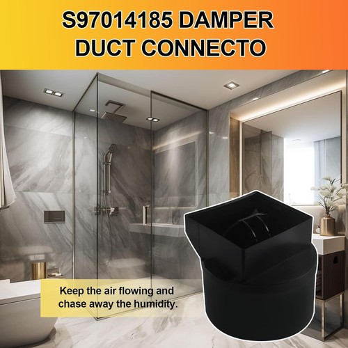 S97014185 Damper Duct Connector 4" Fit for Broan Nutone Ventilation Fan ...