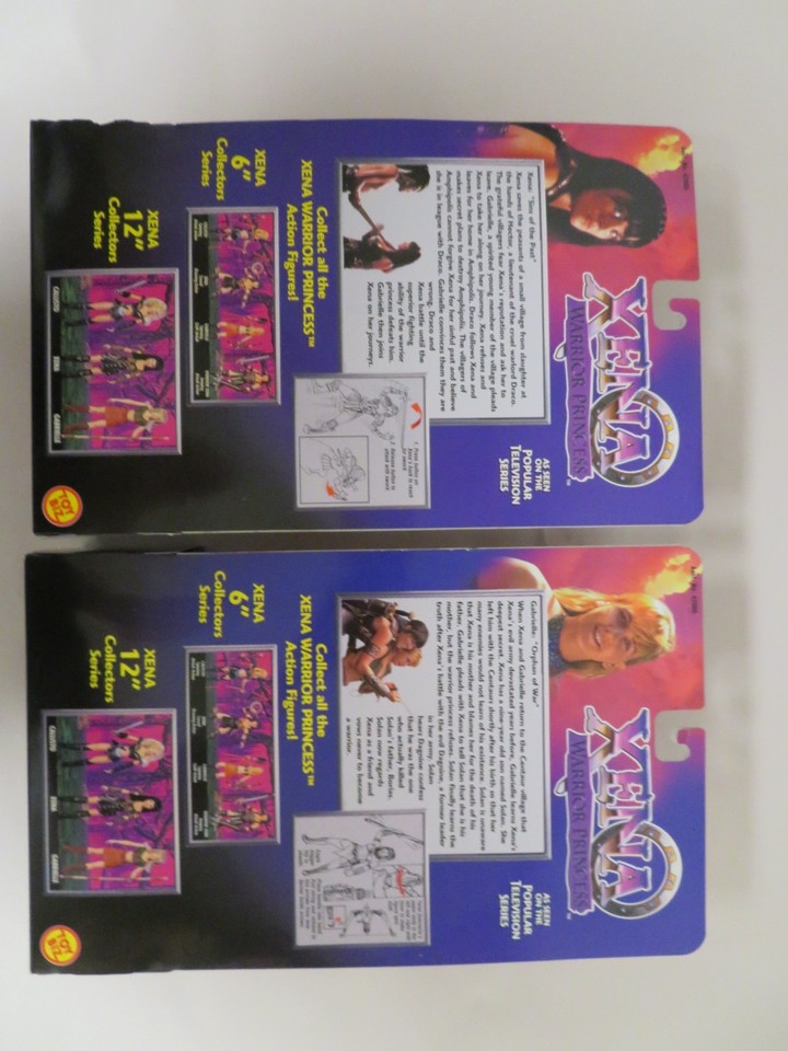 Xena warrior princess and Gabrielle Female Action Figures 1998 NRFB | eBay