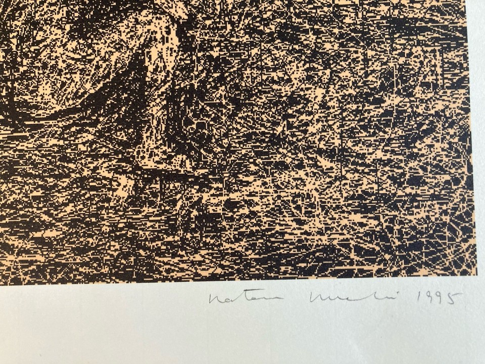 Very Nice Drawing Digital 1995 Natan Nuchi Signed Numbered Museum ...