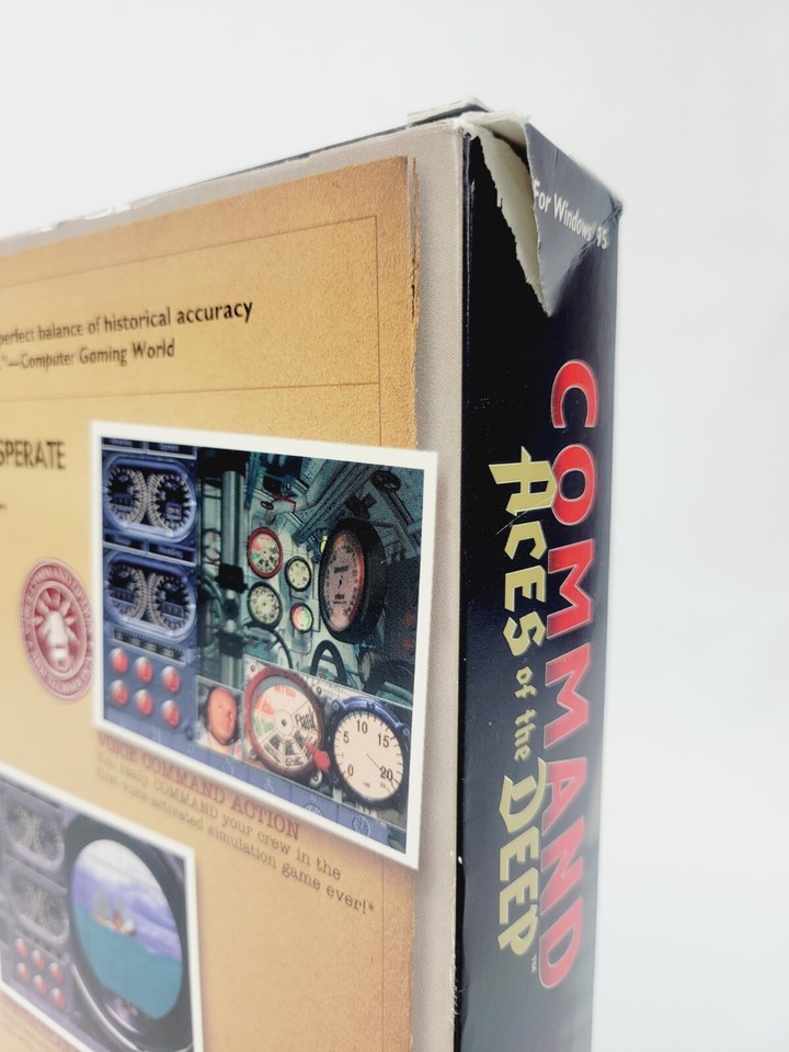 Command Aces of the Deep Big Box PC Game - Sierra (1995, CD-Rom) | eBay