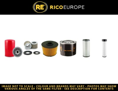 Filter Service Kit Fits NH E80 B M SR Air Oil Fuel w/ISUZU AU-4LE2X Eng ...