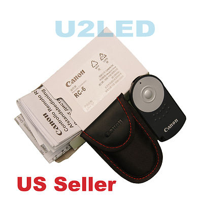 Canon RC-6 RC6 IR Wireless Remote Control EOS M5 5D Mark IV 70D 5DS R ...