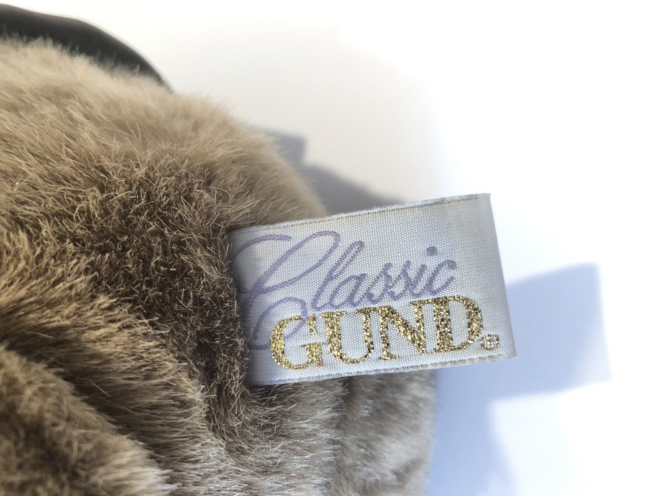 GUND Teddy Bear 15" Brown Plush Stuffed Toy Kitty Hawk | eBay