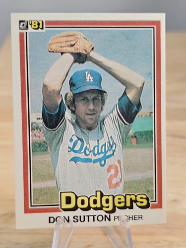 1981 Donruss Don Sutton Dodgers #58 HOF | eBay