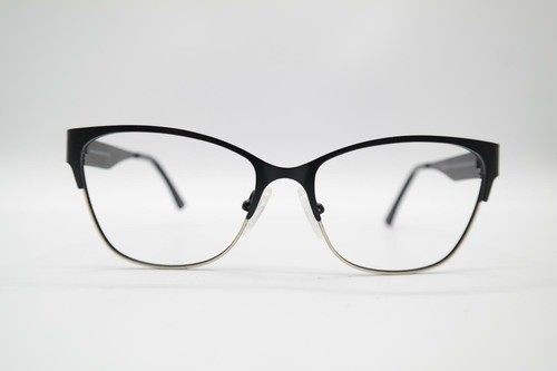 Eyes and More Utrecht 181 1305 Black Silver Oval Glasses Frame New | eBay