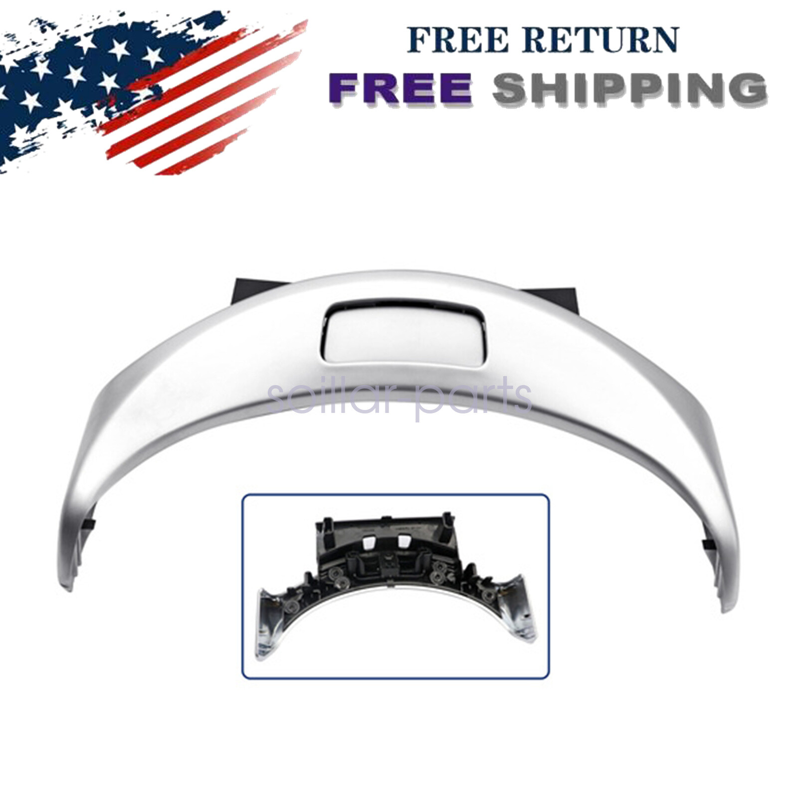 Front Console Cover 2056803711 For 2015-2019 Mercedes-Benz C GLC C300 ...