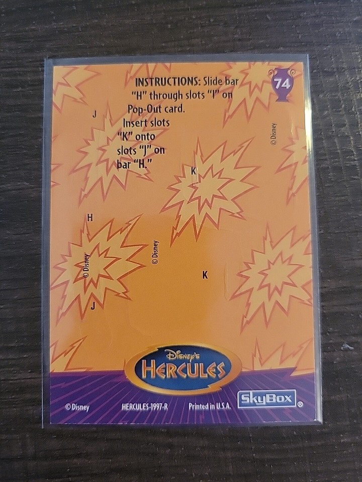 Phil's Equipment Pop-Out #74 Hercules Card 1997 SkyBox | eBay