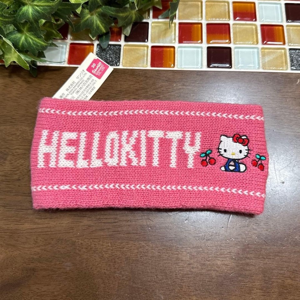 Hello Kitty knit hair band, Japan exclusive, unisex, cozy winter ...