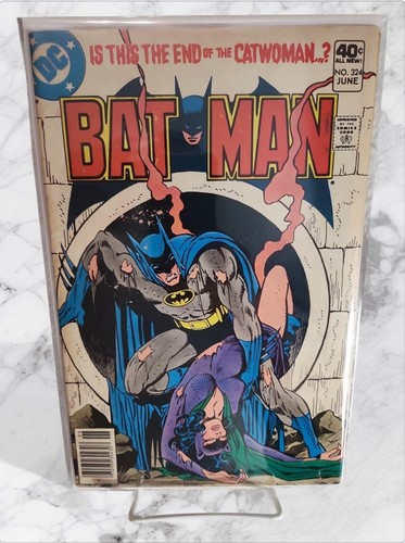 Batman #324 (DC Comics 1980) Newsstand - Jim Aparo Cover - Catwoman | eBay