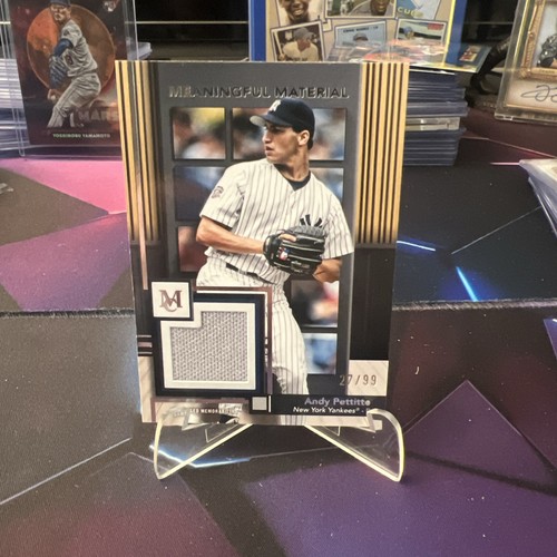 2024 Topps Museum Collection Andy Pettitte Meaningful Material /99 🔥 | eBay