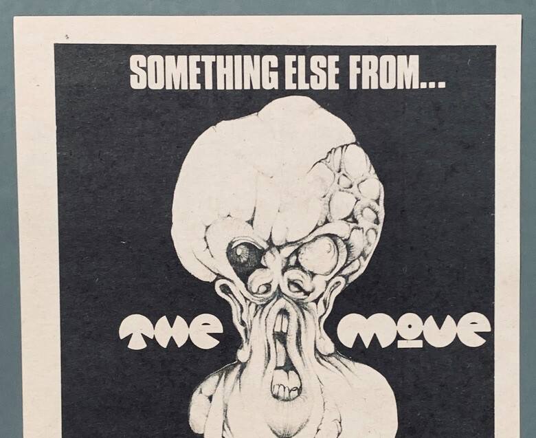 THE MOVE vintage 1968 UK PRINT ADVERT SOMETHING ELSE Roy Wood ELO Regal ...