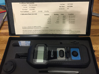 Digi-Sense Traceable® Photo/Contact Tachometer with Calibration ...