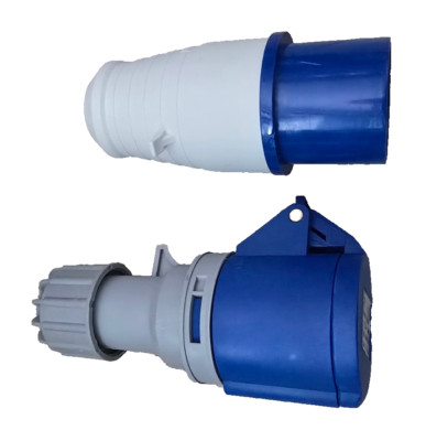 240V 16A 3Pin Caravan Motorhome Mains Plug & Socket Hook Up Lead EHU ...