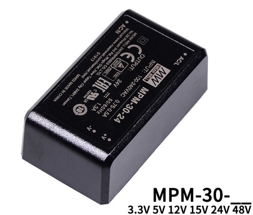 MPM-30 Switching Power Supply 30W 5/12/15/24V/48V Medical Solder Point ...