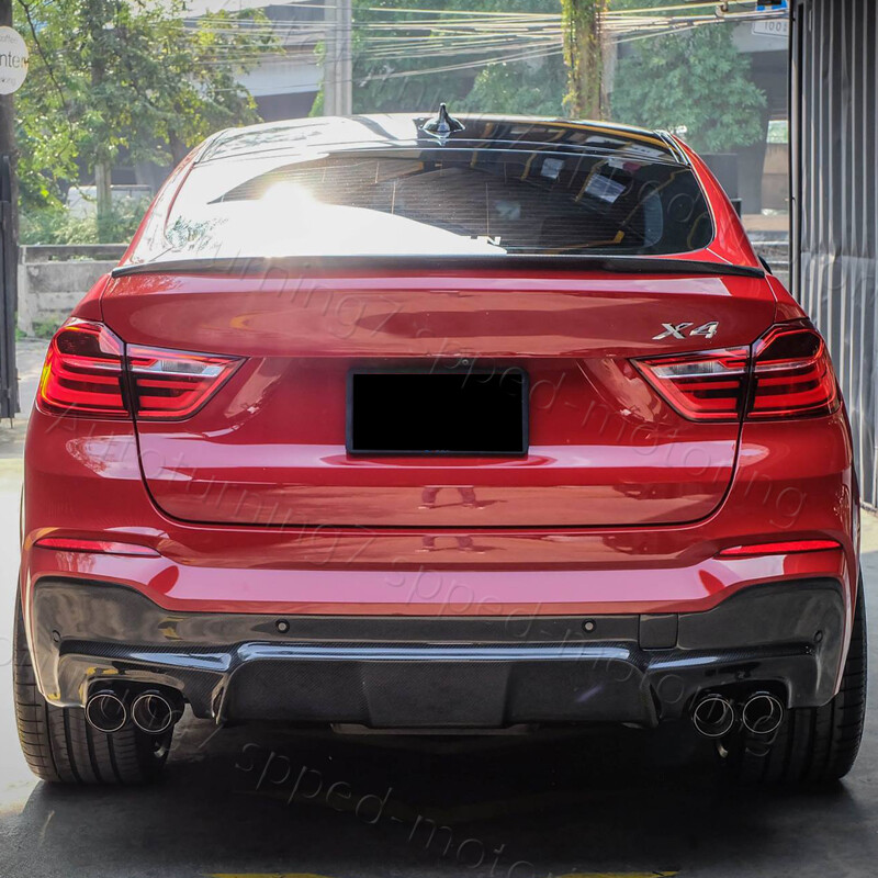 For BMW X4 F26 xDrive35i M-Sport 2014-2018 REAL Carbon Rear Bumper ...
