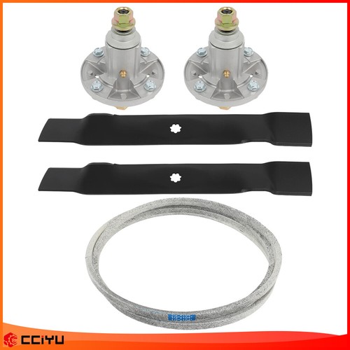 Spindles Blades Belt Kit For John Deere 102 105 115 125 135 GY20850 ...
