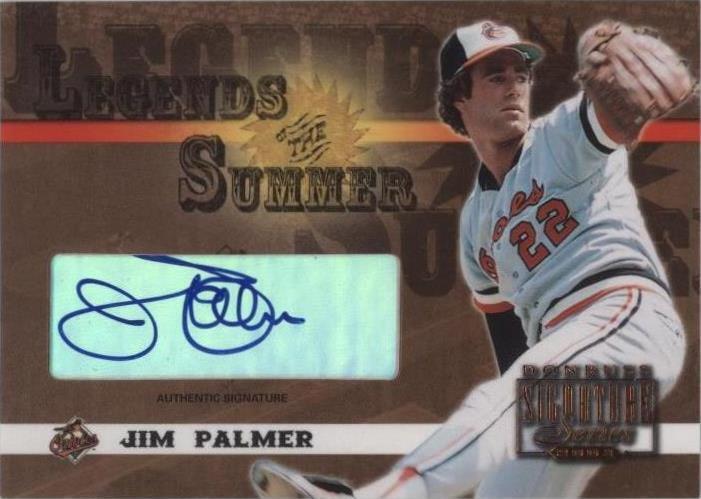 2003 Donruss Signature Series - Legends of the Summer Jim Palmer #LS-20 ...