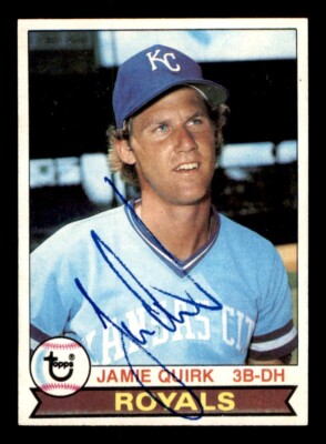 1979 Topps Baseball #26 Jamie Quirk Signed Autograph (No COA) *d3 | eBay