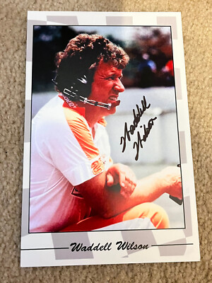 NASCAR HOF Waddell Wilson Signed Hero Card | eBay Australia