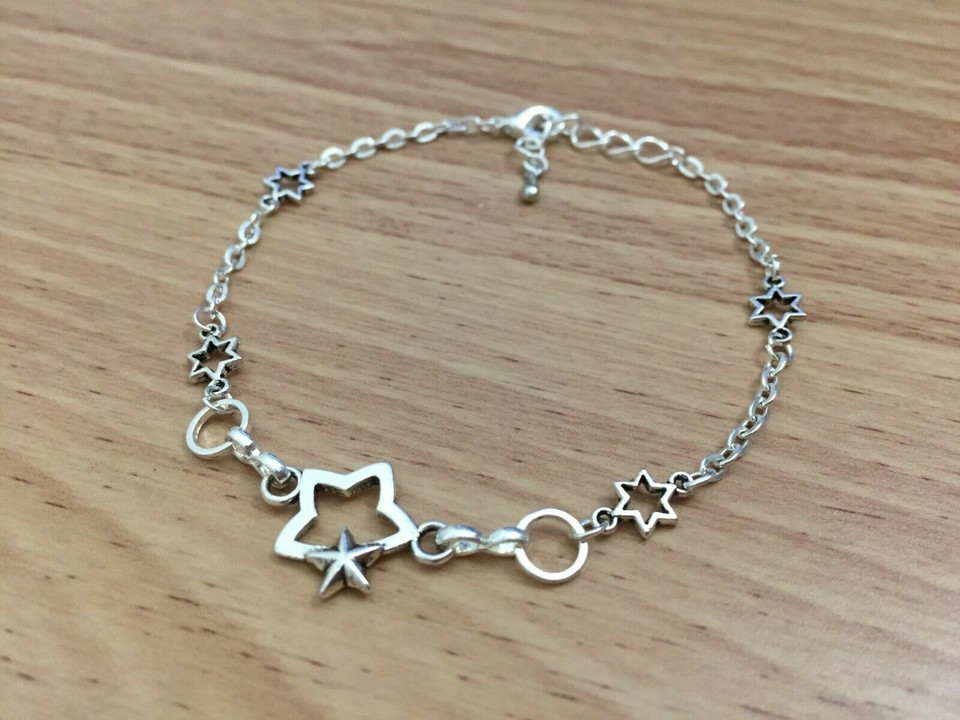 (1) Bracelet Women Fashion Delicate Stylish Charm Silver Chain Design | eBay